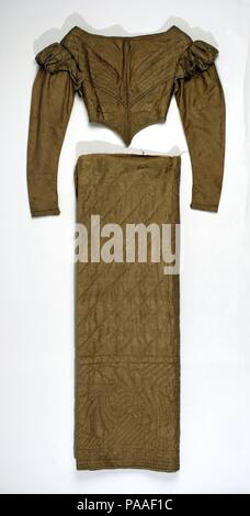 Dress, American, ca. 1825, American, Silk Stock Photo - Alamy