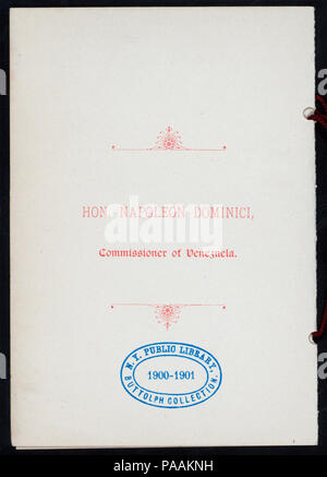 A banquet held for John Rooney and his friends by Napoleon Dominici ...