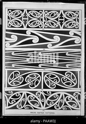 166 Maori rafter patterns ATLIB 286431 Stock Photo - Alamy