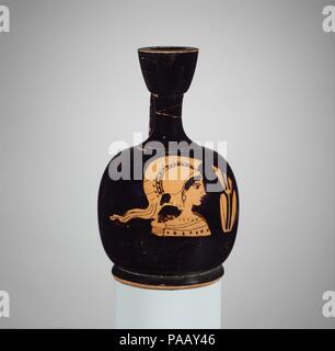 Squat lekythos, Classical, 5th century B.C., Greek, Attic, Terracotta ...
