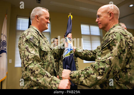 U.S. Southern Command Commander, Adm. Kurt W. Tidd, presents Rear Adm ...