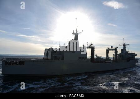 Cantabria (A15) replenishment oiler ship operated by the Spanish Navy ...