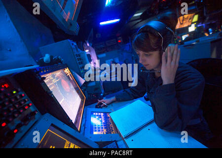 Part of the Combat Information Center (CIC), USS Midway Museum, San ...
