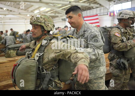 Soldiers participating in a Saturday inspection in the streets of a ...