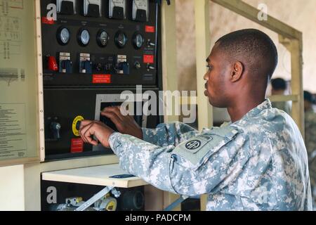 Soldiers assigned to 122nd Aviation Support Battalion, 82nd Combat ...
