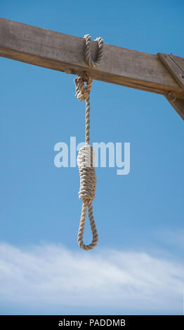 Double Gallows in a Courtyard - path included Stock Photo - Alamy