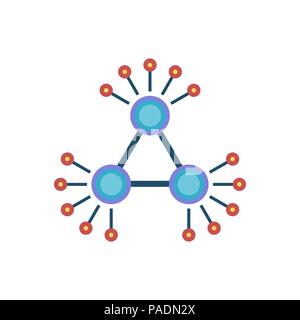Decentralization Flat Vector Icon Stock Vector Image & Art - Alamy