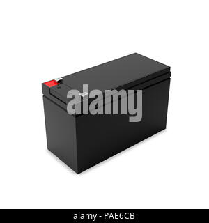 Rechargeable battery for uninterruptible power supply, half side view ...