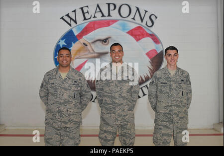 Senior Airman Jacob Robinson, 33rd Aircraft Maintenance Squadron load ...