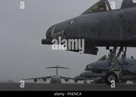 A-10s assigned to the 442nd Fighter Wing at Whiteman Air Force Base ...
