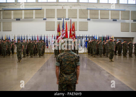 Maj. Gen. Helen Pratt, outbound commander of 4th Marine Logistics Group ...