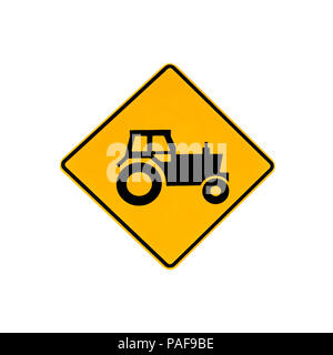 Agriculture Tractor Isolated Stock Photo - Alamy
