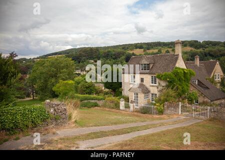 Sheepscombe village, Cotswolds, Gloucestershire, England Stock Photo ...
