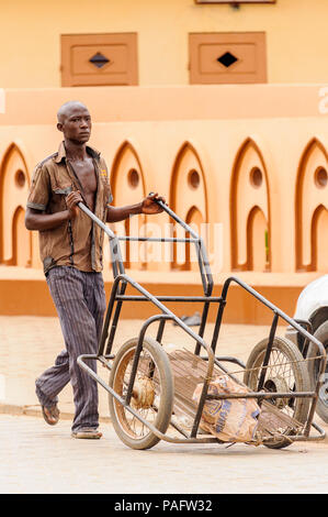 PORTO-NOVO, BENIN - MAR 10, 2012: Unidentified Beninese little girl ...
