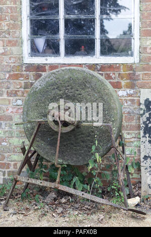 Antique Grinding Wheel (Sharpening Stone Stock Photo - Alamy