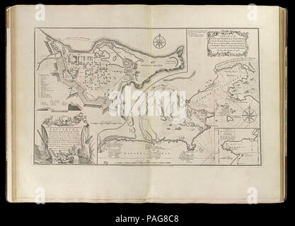 A plan of the city, and fortifications, of Louisburg : from a survey ...