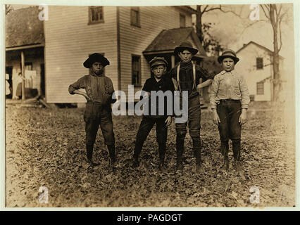 A Saturday ball game. Springstein Mills, Chester, S.C. Boy with glove ...