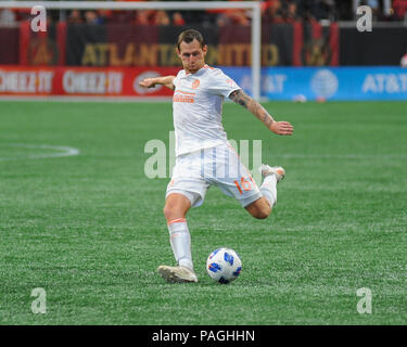 ATLANTA, GA – JULY 16: Chris Brady #1 of Chicago warms up prior to the ...