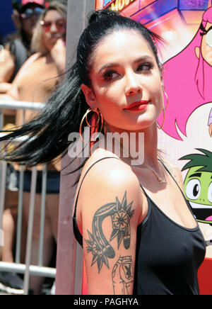 Halsey at the Los Angeles premiere of 'Teen Titans Go! To The Movies ...