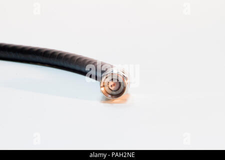 Coax Cable Powering High Speed Internet, TV And VOIP Stock Photo - Alamy