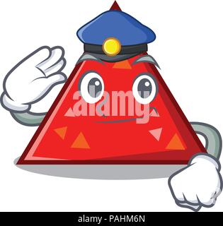Detective triangel character cartoon style Stock Vector Image & Art - Alamy