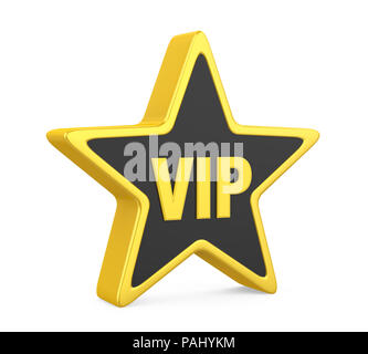 Star VIP Isolated Stock Photo - Alamy