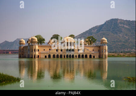 Jal Mahal or Water Palace floating on Man Sagar Lake in Jaipur, India ...