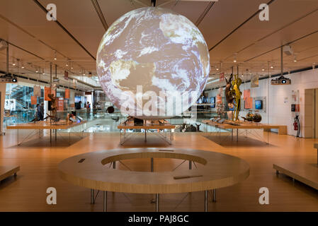 modern museum exhibition interior. 3d design concept rendering Stock ...