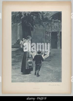 Drawings and Prints, Print, Flowers for the Virgin, Artist, Louis-Emile ...