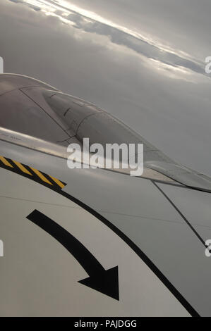 Emergency, evacuation route of air planes at Düsseldorf International ...