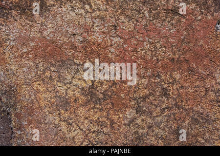 Rotten red concrete wall background texture Stock Photo - Alamy