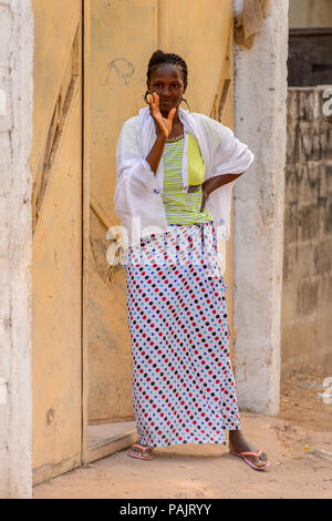 Mandinka woman, The Gambia Stock Photo - Alamy