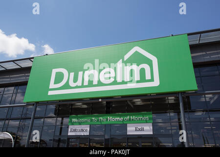 Dunelm signage, Oldbury, West Midlands Stock Photo - Alamy
