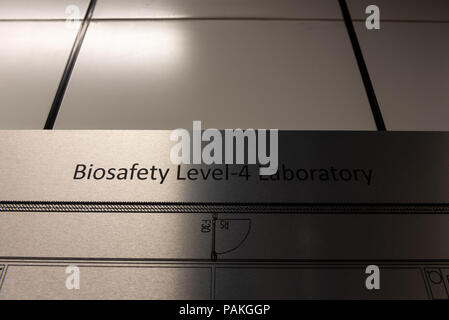 Biosafety Level 2 sign Stock Photo - Alamy