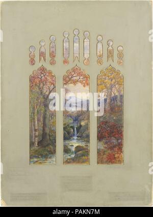 Autumn Landscape, Agnes Northrop, Tiffany Studios, 1923-1924 ...