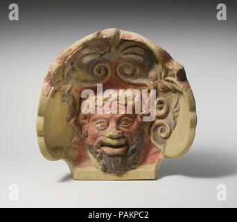 Terracotta antefix late 1st century B.C.–early 1st century A.D. Roman ...