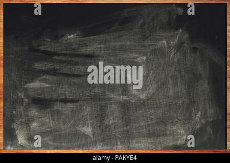 Dirty black chalkboard surface as abstract grunge mock up copy space ...