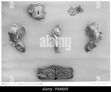 Parts of a pair of andirons 18th century French. Parts of a pair of ...