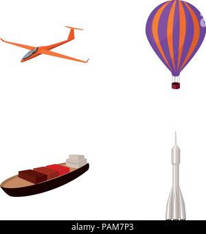 A drone, a glider, a balloon, a transportation barge, a space rocket ...