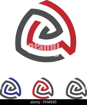 Editable template for a logo, emblem or brand of a company. Simple ...