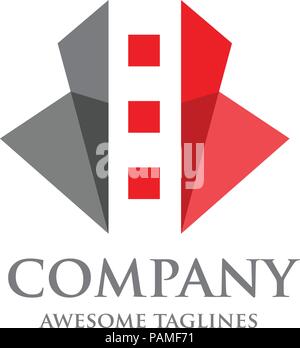 Creative real estate logo design templet. Vector and illustration. Sign ...