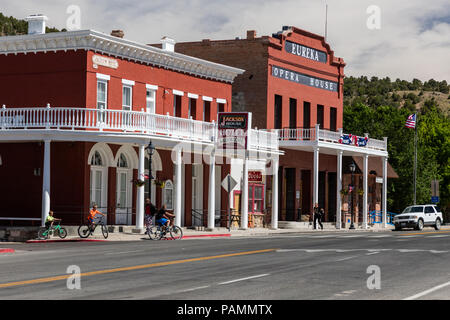 Jackson House Hotel and Eureka County Opera House in Eureka, Nevada ...