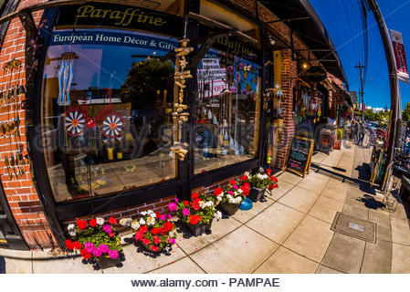 USA, Washington, Bainbridge Island, Winslow, City Dock Stock Photo ...