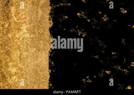 Dirty grunge Ultra yellow Concrete cement texture, stone surface, rock ...