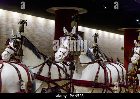 VATICAN, VATICAN CITY - MAY 7, 2016: Carriage in the Hall of the ...