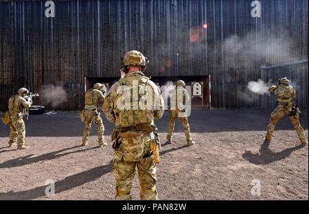 A 10th Special Forces Group (Airborne) Operator demonstrated the ...