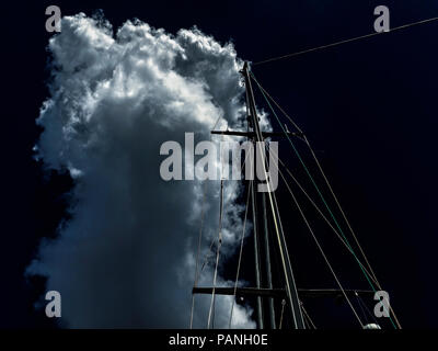 Cumulonimbus view formation in the sky during summer season in ...