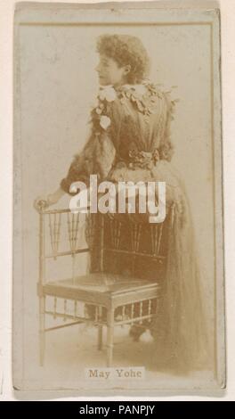 May Yohe, from the Actresses series (N245) issued by Kinney Brothers to ...