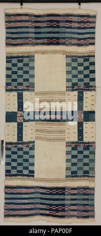 Rare cotton textile created in the double ikat or 'geringsing' method ...