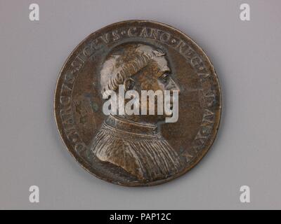 Medal: Bust of Marco Sicco, Antonio Abondio, model ca. 1560 (probably ...